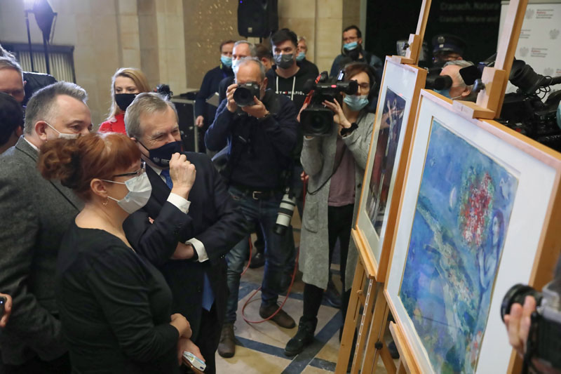 14 rysunków Marca Chagalla trafiło do Muzeum Narodowego w Warszawie ...