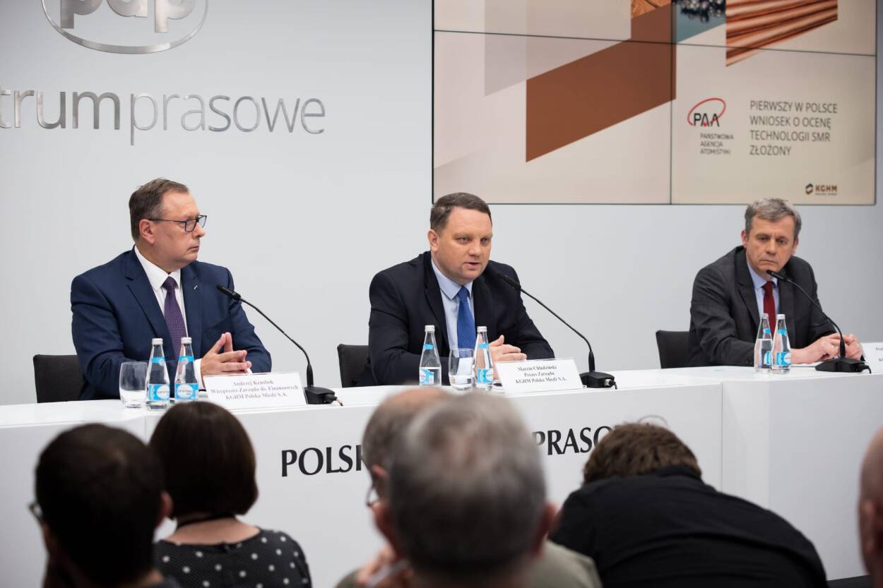 KGHM złożył pierwszy w Polsce wniosek o ocenę technologii SMR | Polska Agencja Prasowa SA