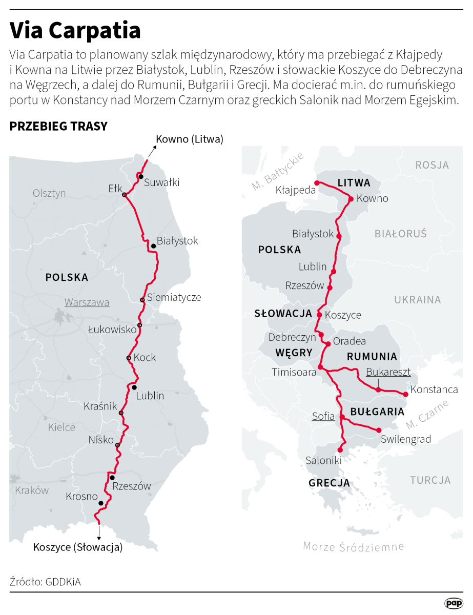Ekspert: dla Grecji połączenie Via Carpatia jest najważniejszym ...
