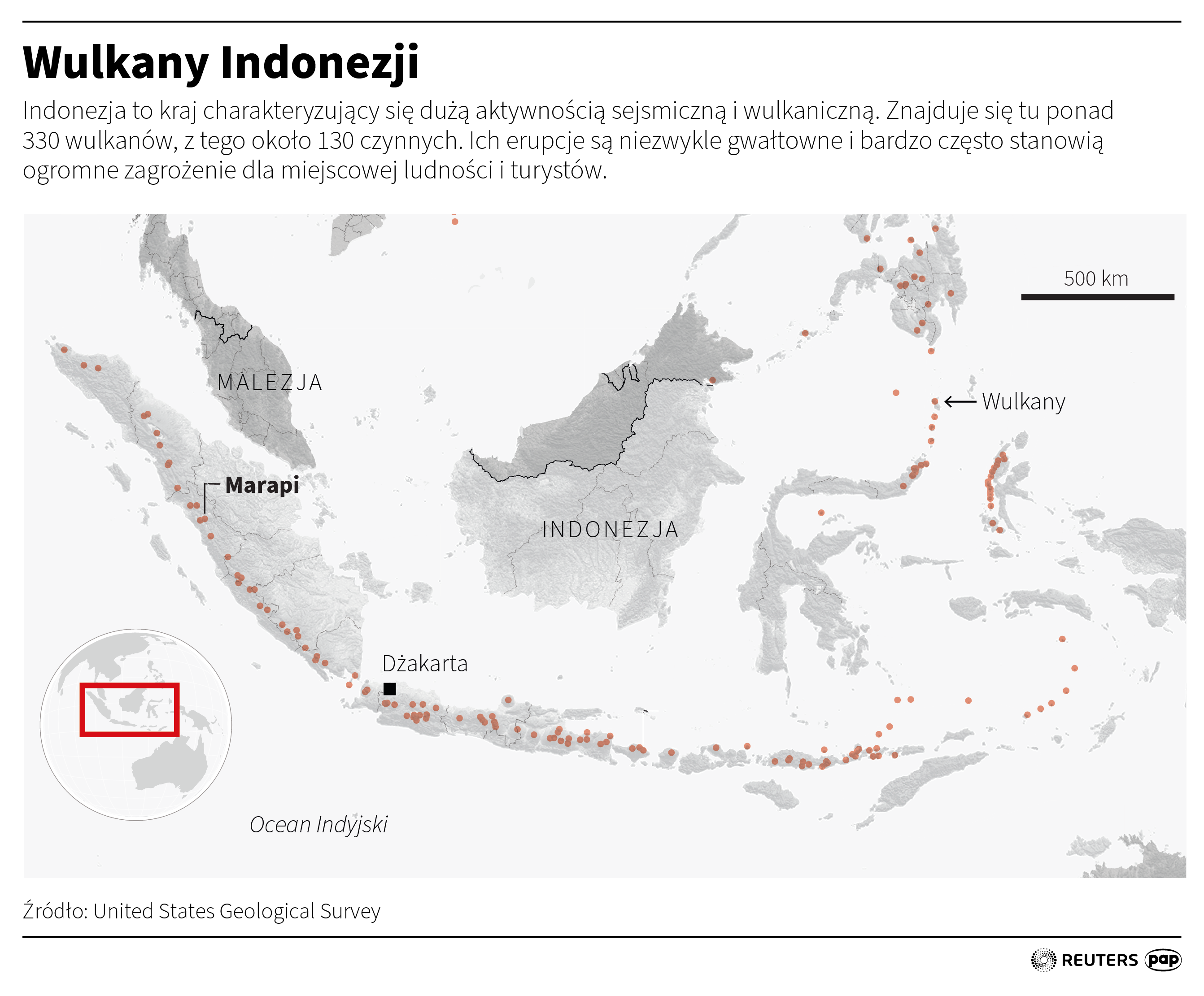 Erupcja wulkanu w Indonezji. Ratownicy szukają 26 wspinaczy, 11 ...