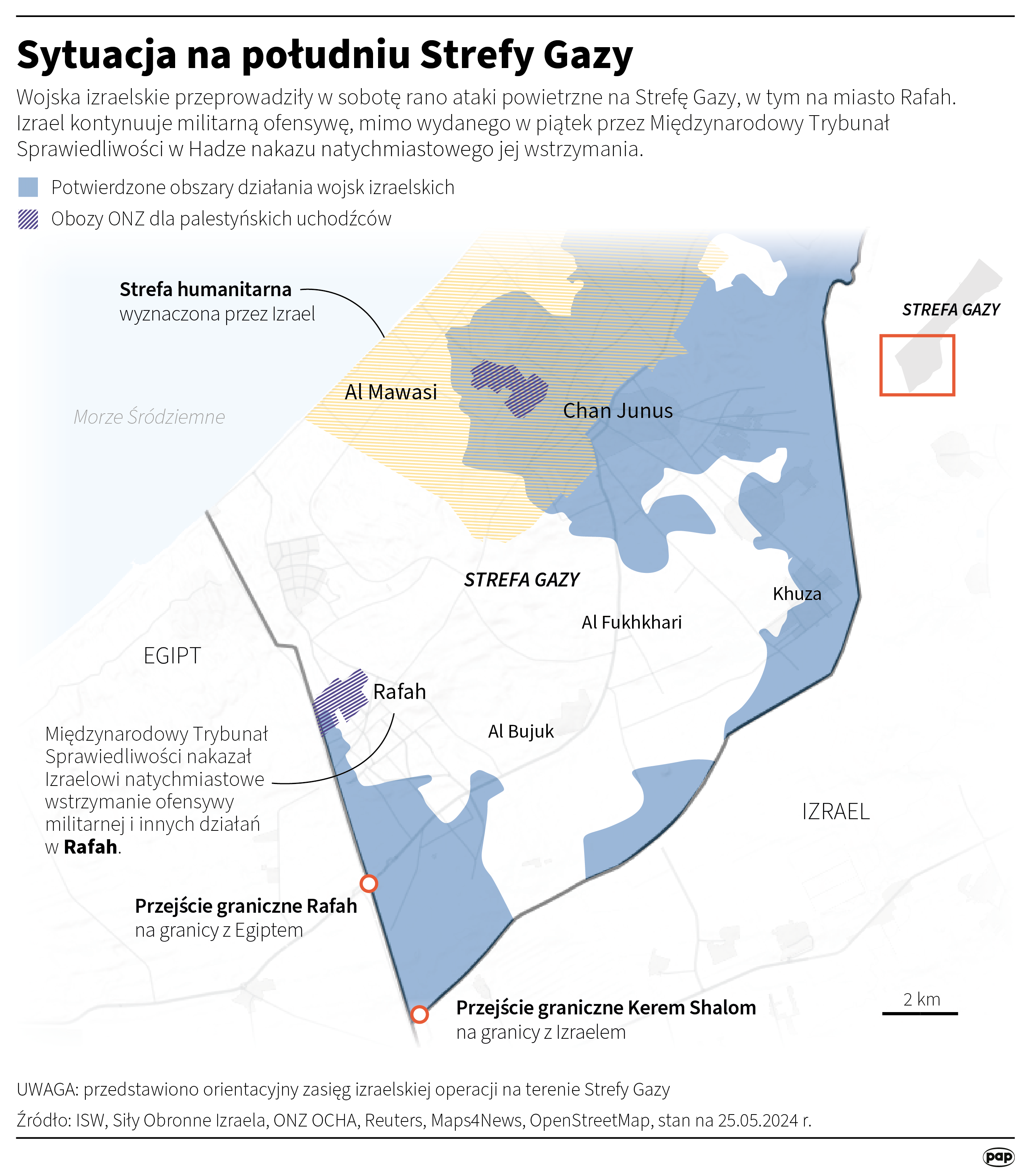 Izrael kontynuuje ataki w Strefie Gazy. Zignorował nakaz MTS o ich ...