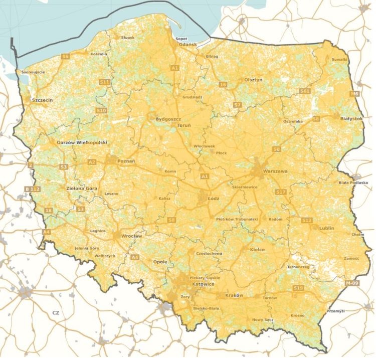 Interaktywna mapa ograniczeń zabudowy 700 m od wiatraków | Polska ...